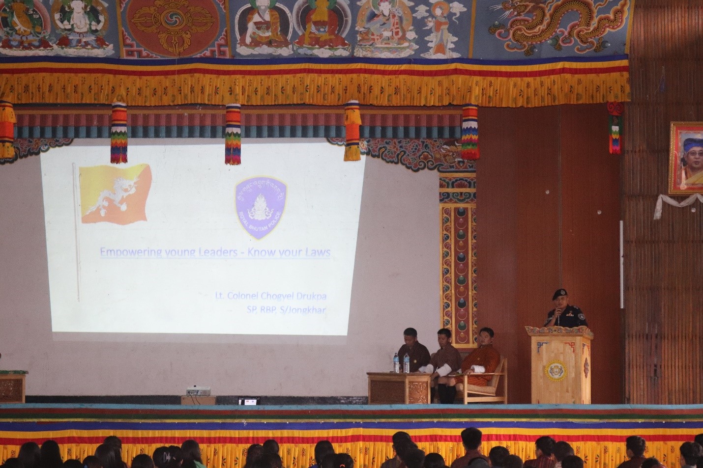Students attend awareness talk | Jigme Namgyel Engineering College